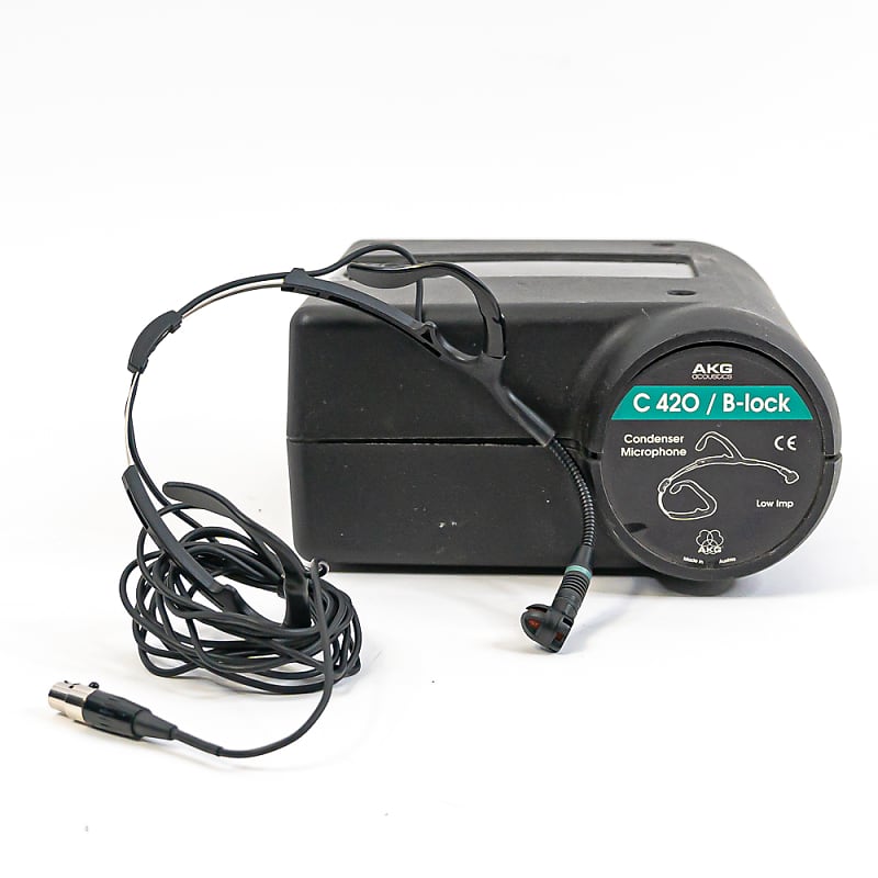 AKG C420 Cardioid Condenser Headset Microphone with Case | Reverb