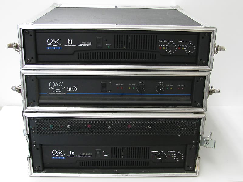 QSC RMX1500 1500-Watt Power Amplifier 2017s Black | Reverb