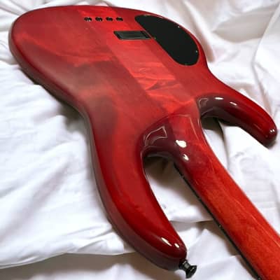 Carvin LB-70 (4). Trans Red / Ebony (2000) *Pre-Owned by | Reverb