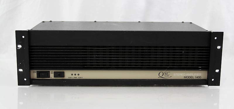QSC Model 1400 Power Amplifier | Reverb
