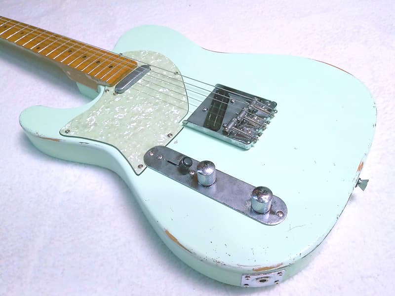 Lefty Riffs Telecaster Custom Mint Relic Left Handed w/ Hot | Reverb
