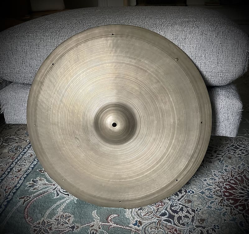 A. Zildjian 22” Trans Stamp Ride (Late 40’s-early 50’s) 2460g | Reverb