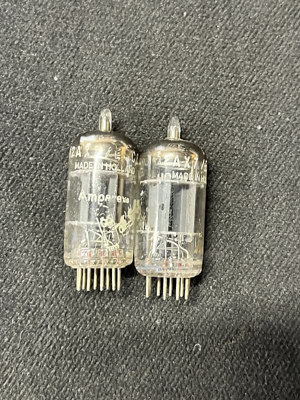 Amperex 12ax7 pair bugle boy | Reverb