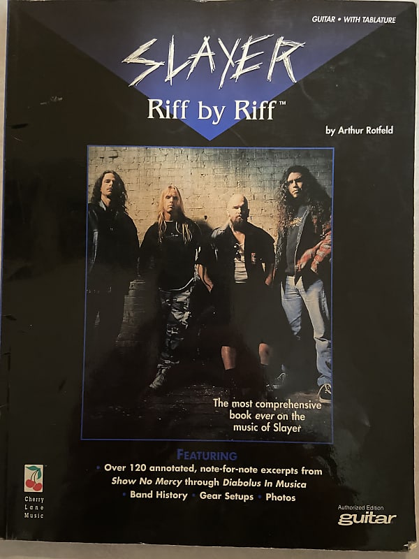 Slayer - Riff By Riff - Guitar Tab / Tablature Book | Reverb
