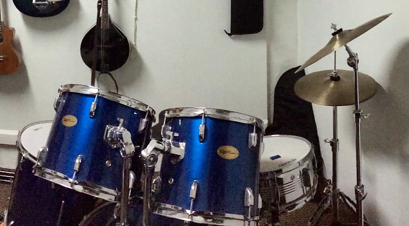 GP Percussion Groove Percussion 5-Piece Drum Set with | Reverb