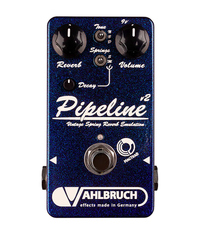 Vahlbruch Pipeline V2 Vintage Spring Reverb Pedal | Reverb