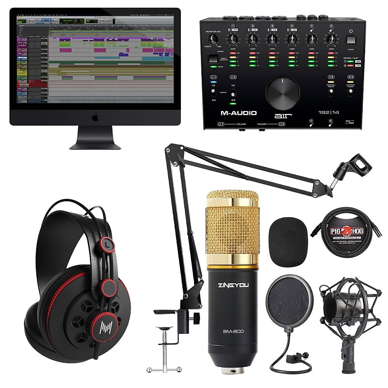 M-Audio Air 192-14 Home Recording Bundle w/ Mic + Headphones | Reverb