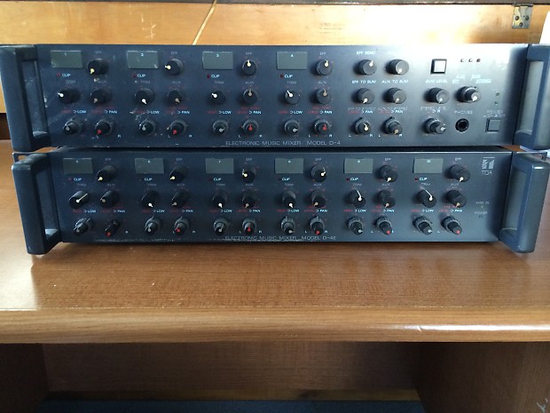 TOA D4 / D4E Mixer 19" rack mount | Reverb