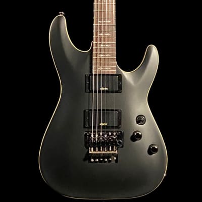 Schecter Demon-6 FR Electric Guitar Satin Aged Black | Reverb