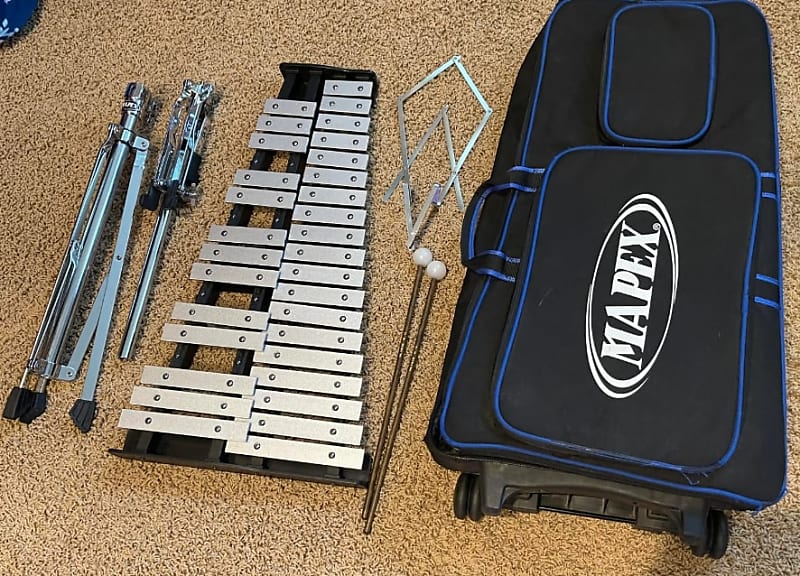 Mapex Student Bell Percussion Kit with Rolling Case Stand | Reverb