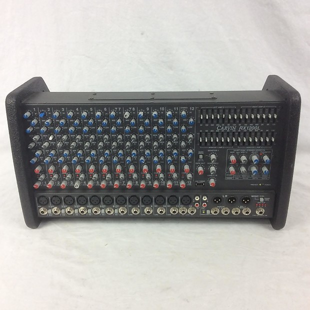 Carvin RX1200L 12 Channel Powered Mixer | Reverb