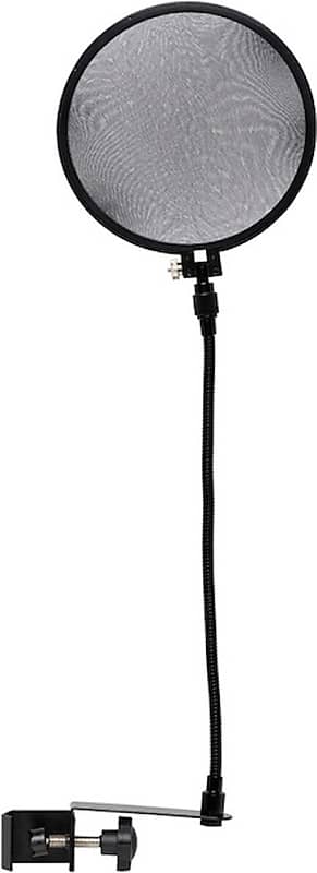 Fully adjustable pop screen for studio condenser microphone | Reverb