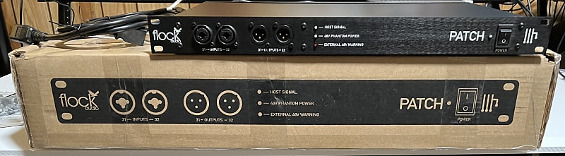 Flock Audio Patch 64-Point Analog Patchbay with Digital | Reverb