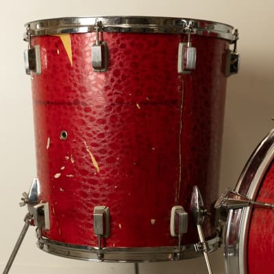 1960s Trixon Telstar Red Croco Drum Set | Reverb
