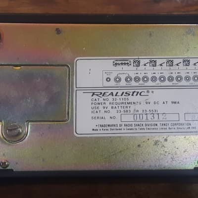 Realistic Four Channel Stereo Mic Mixer 1990s | Reverb