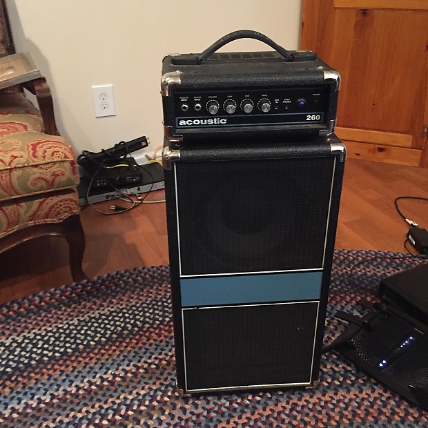 Acoustic 260 Mini Stack Bass Amp 2000's Black | Reverb