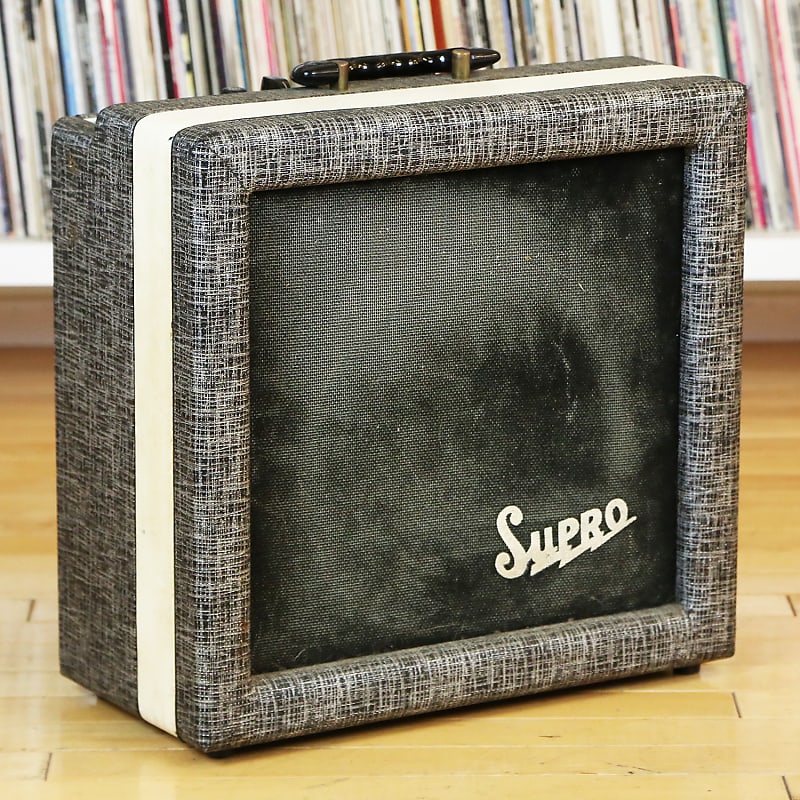 1959 Supro 1600 Supreme Vintage Electric Guitar Amp - (2) | Reverb