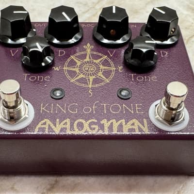 Analogman King of Tone v4 with 4-Jack and Red-Side High Gain | Reverb