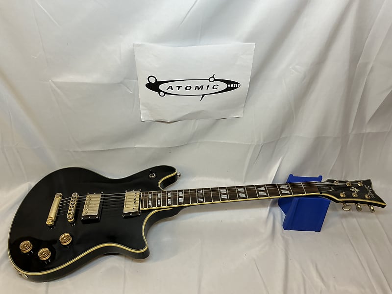 Schecter Diamond Series Custom Electric Guitar - Black | Reverb