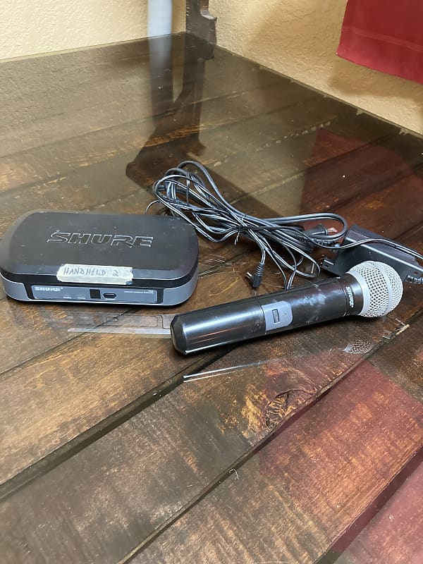 Shure PG58 wireless Mic and PG4 Reciever | Reverb