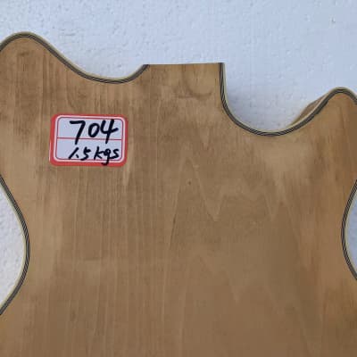 Semi Hollow Body Jazz Guitar Unfinished Body DIY Project | Reverb