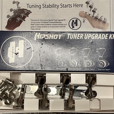 Hipshot Griplock 7-string Lefty Tuners Black | Reverb