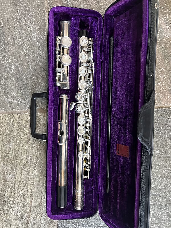 silver Open hole flute. | Reverb