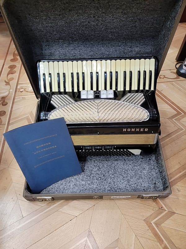 HOHNER VERDI II 96BASS Piano Accordion 1950 - 1960 - Lacquer | Reverb