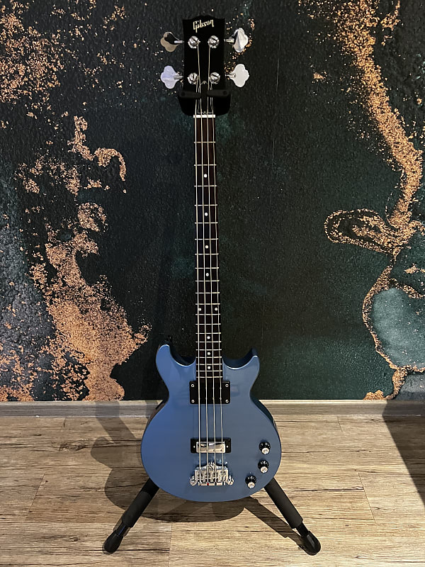 Gibson DC-11 Short Scale Bass Pelham Blue (USED) | Reverb