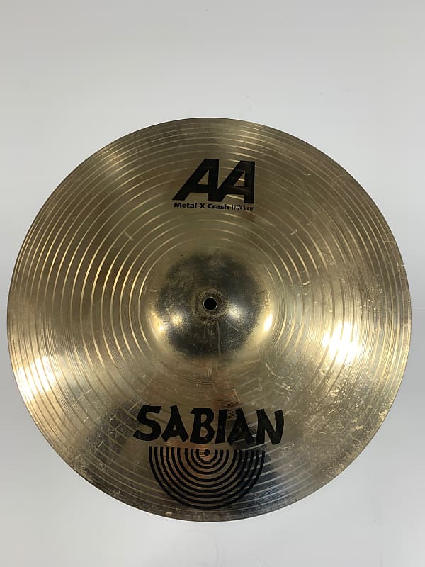 Sabian 17" AA Metal-X Crash Cymbal | Reverb