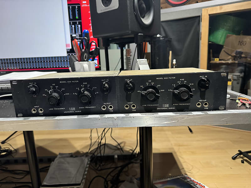 Urei Model 550 Filters (PAIR) - Black - TESTED | Reverb
