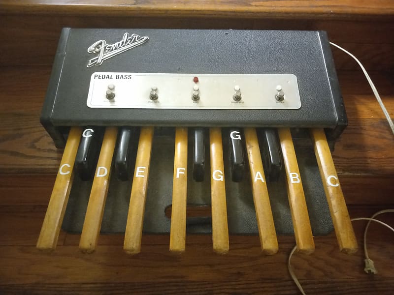 Rare Vintage Fender Pedal Bass Synthesizer Synth | Reverb