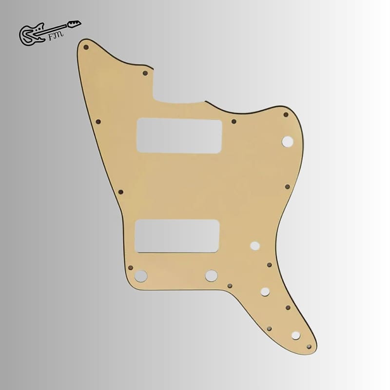 Vintage Yellow Jazzmaster P90s Style Pickguard (Fits Fender | Reverb