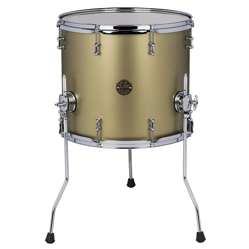 DDRUM Dios Maple 14x14 Floor Tom Satin Gold NEW DS MP FT | Reverb