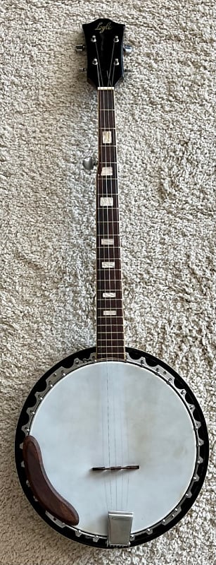Lyle B340R Vintage Closed-Back Eagle Resonator 5-String Banjo | Reverb