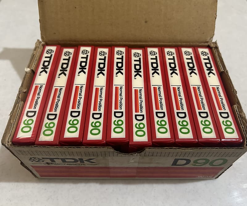 Box of 10 TDK D90 (Made in Japan | Circa 1982) | Reverb Canada