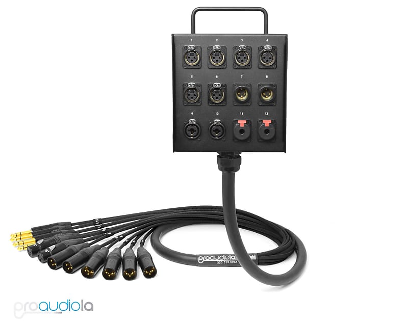 12 Channel Custom Mogami Studio Wall Stage Floor Box Neutrik | Reverb