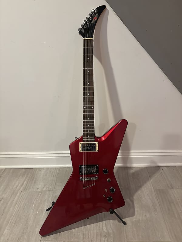 Epiphone Beast FX Explorer - Built in Distortion 2000’s - Red | Reverb