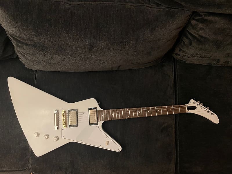 Van Halen White Destroyer Replica made from Epiphone 1958 | Reverb