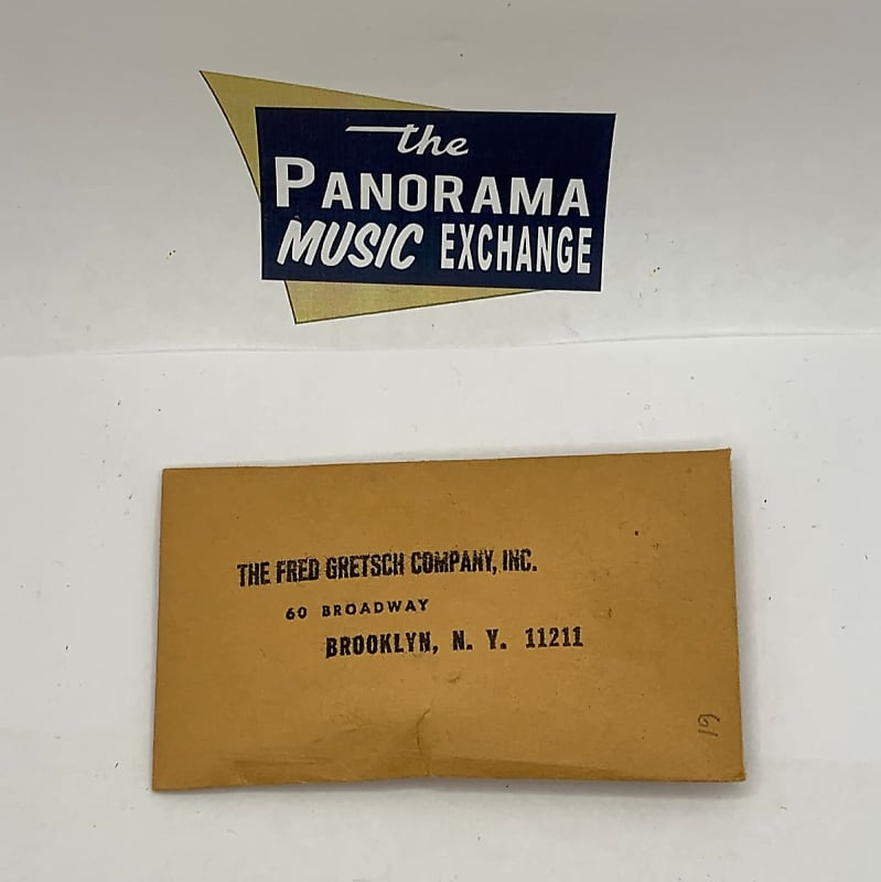 Gretsch White Penguin Keyring envelope 1958 | Reverb