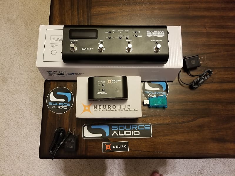 Source Audio NEURO HUB & SOLEMAN Midi Controller Package | Reverb