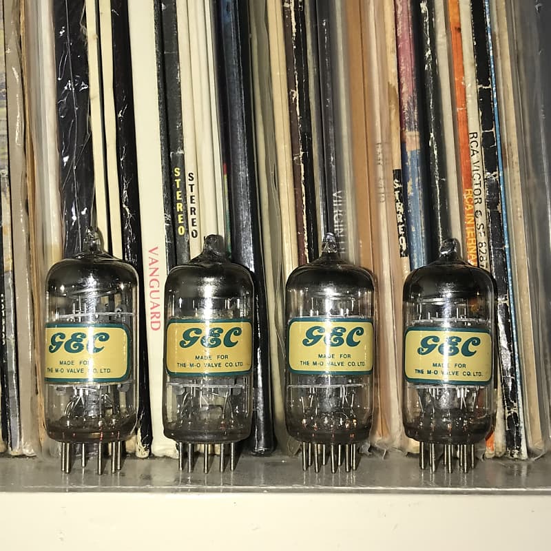 Set of 4x GEC 12ax7 / ECC83 preamp valves / tubes 1970’s | Reverb