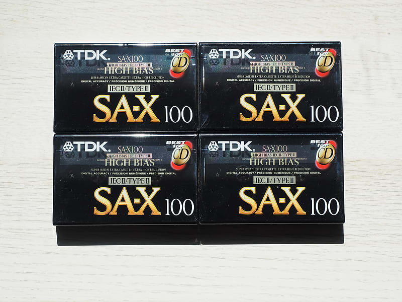 TDK SA-X 100 Cassette Tapes - Type II / High Bias (Unopened, | Reverb