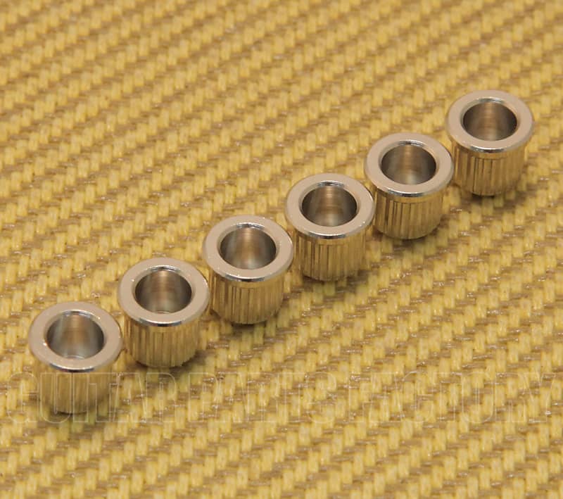 AP-0087-001 (6) Gotoh Nickel 5/16" String Body Ferrules | Reverb