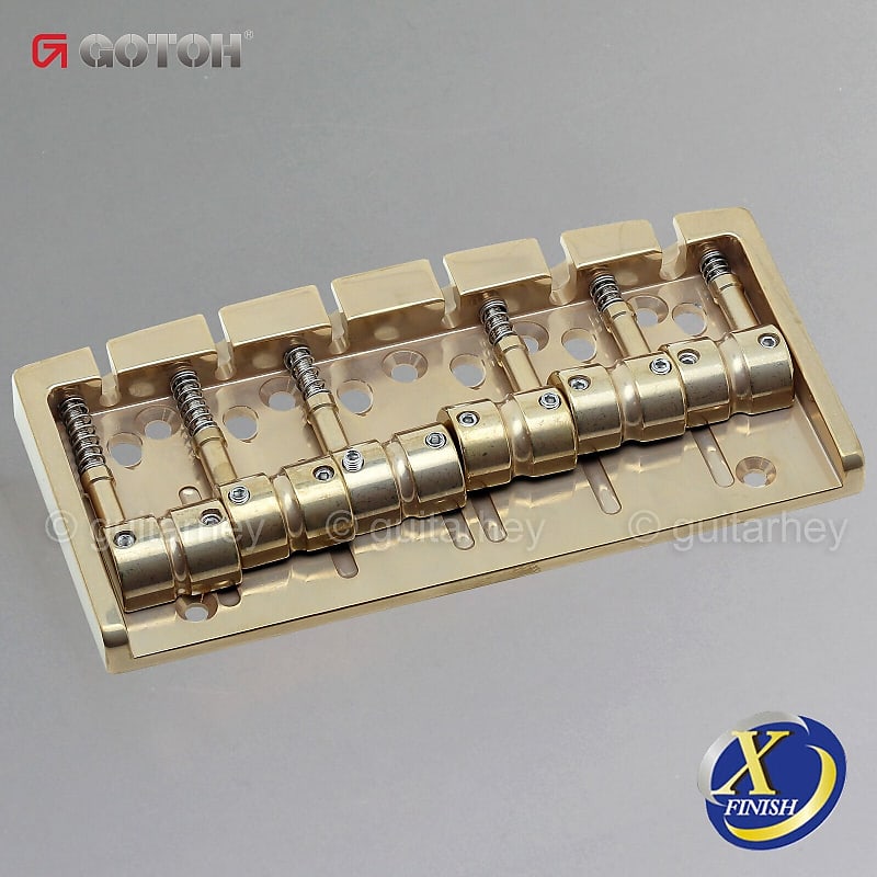 NEW Gotoh 404SJ-6 6-String Bass Bridge MULTI TONAL Steel | Reverb