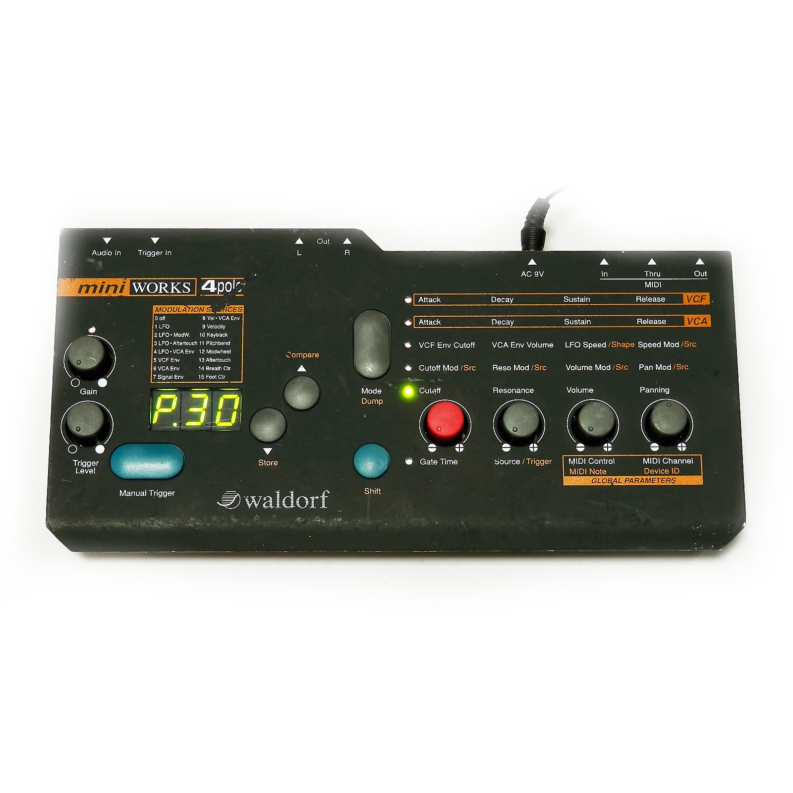 Waldorf 4-Pole Miniworks MIDI Modulation Controller | Reverb