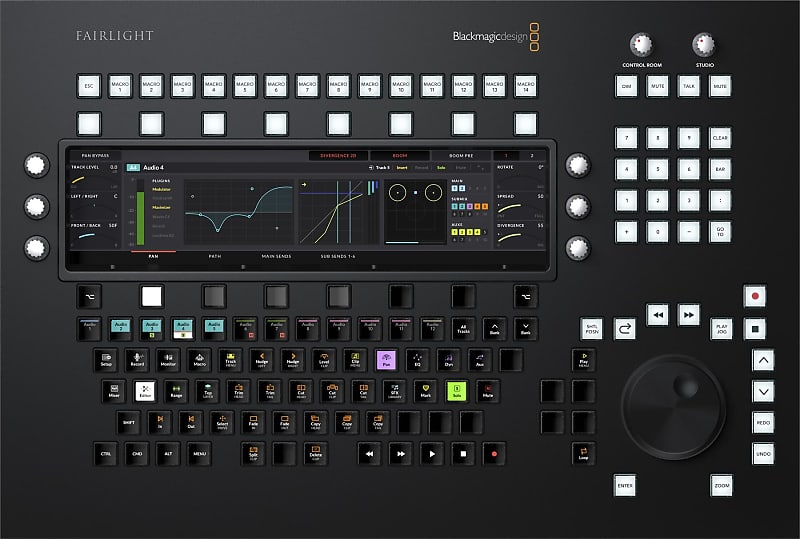 Blackmagic Design Fairlight Console Audio Editor | Reverb