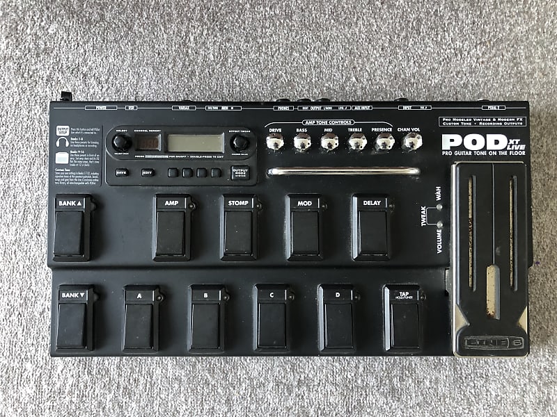 Line 6 POD xt Live Multi-Effect and Amp Modeler 2000s - Black | Reverb