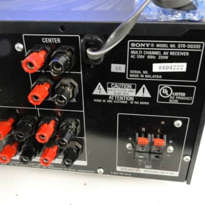 Sony STR-G500 Stereo 5.1 Receiver w Remote & Manual | Reverb