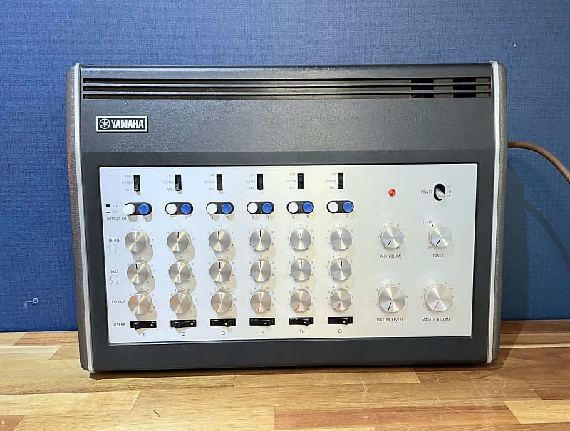 Yamaha EM-70 Vintage Retro Mixer with Analog Spring Reverb | Reverb